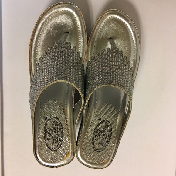 Summer Rio | Shoes | Bling Wedge Sandals | Poshmark